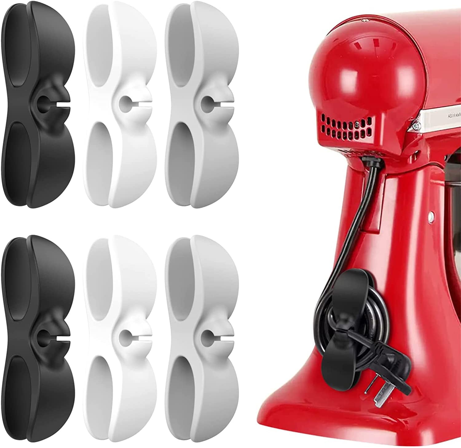 Cord Organizer for Kitchen Appliances,6 Pack Upgraded Kitchen Cord ...