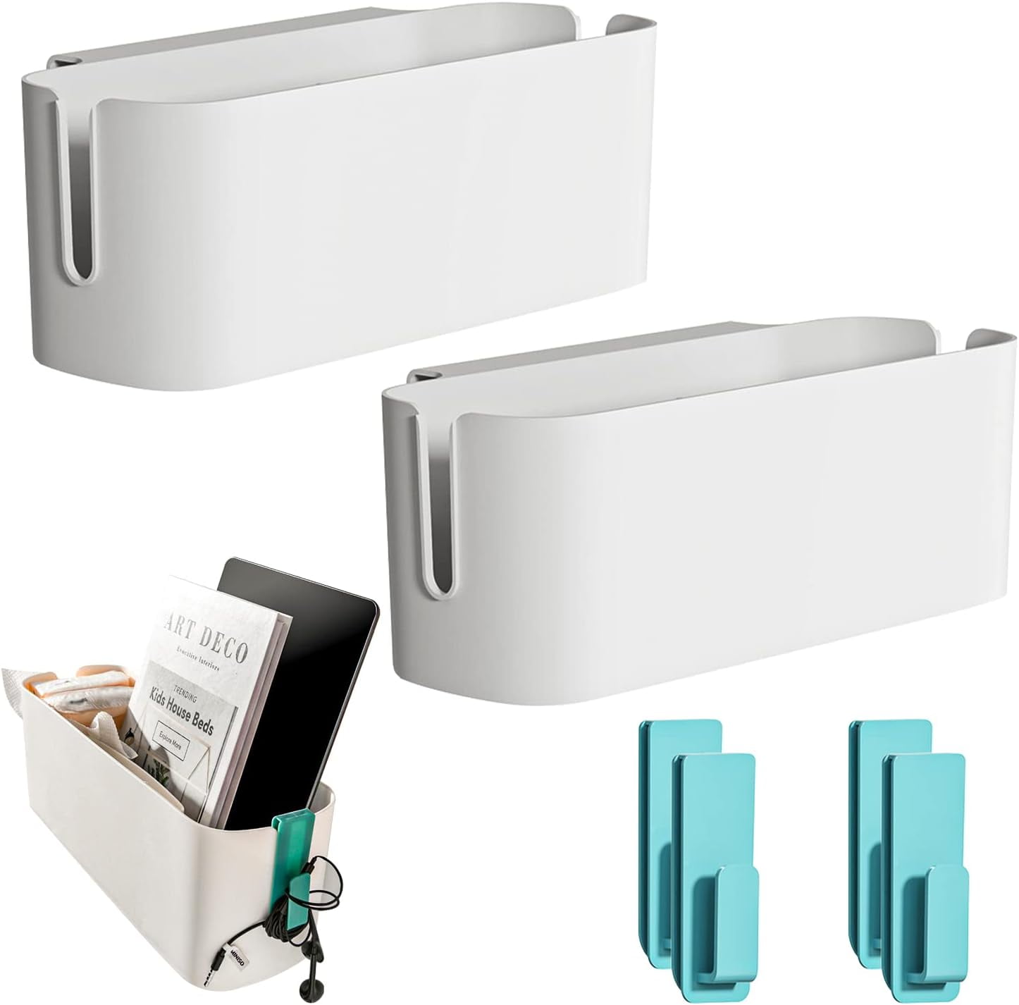 Cord Organizer, Ventilation Non-Slip Base Cable Management Box with ...