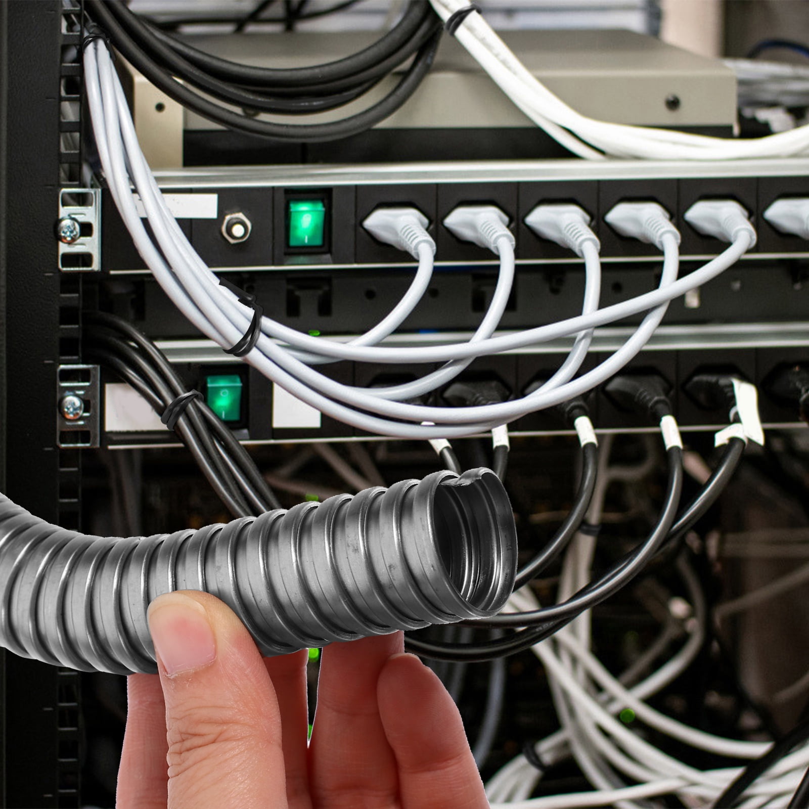 Cord Protector Hose Spiral Wrap Wire Protector Stainless Steel Cable ...