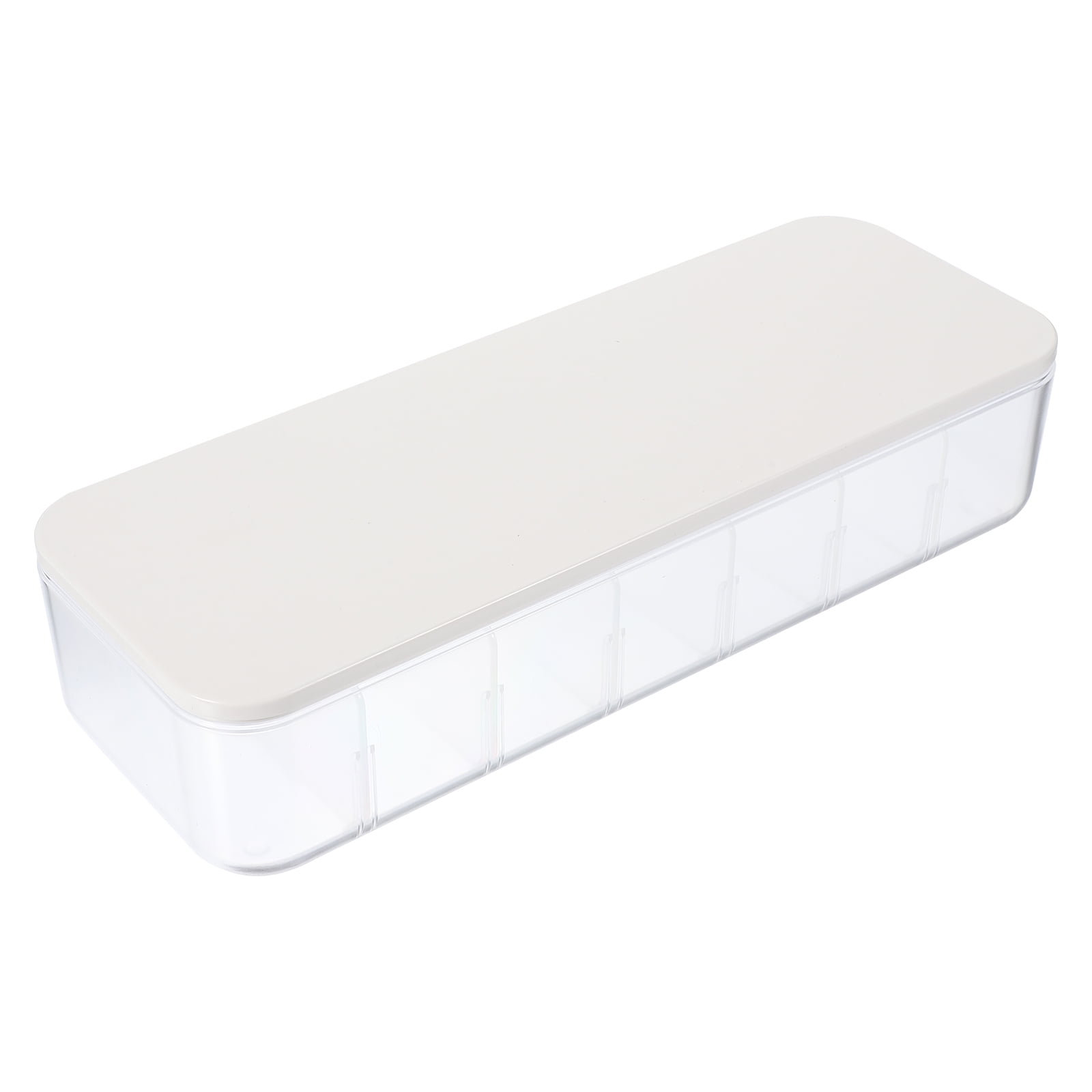 Plastic Cable Organizer Box with Compartments for Charging Cables and ...