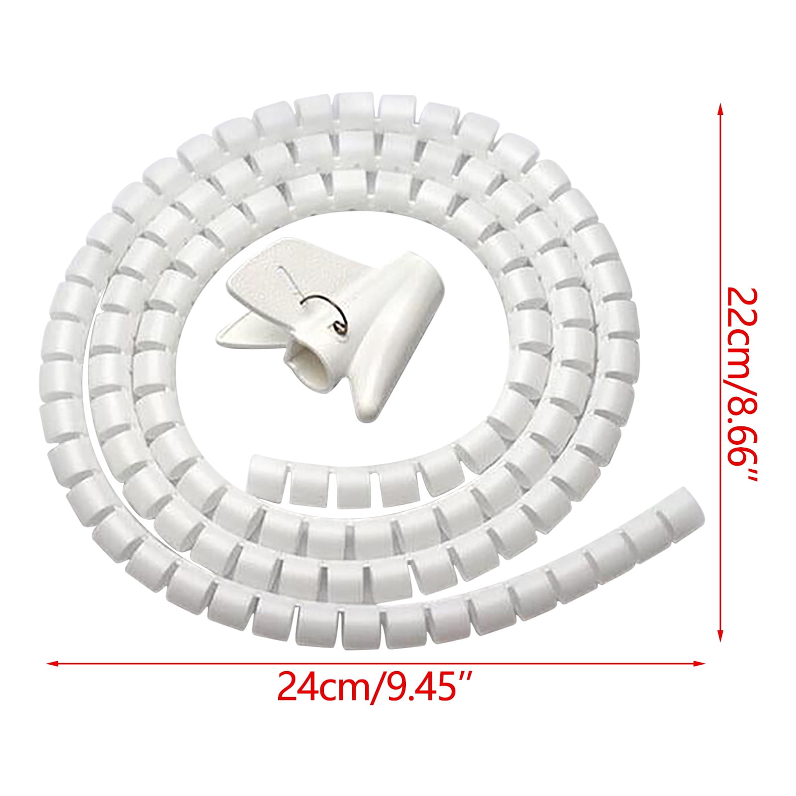 Cord Wrap, Spiral Cable Sleeve, Wire Wrapper for Cables 0.39-1.5in ...