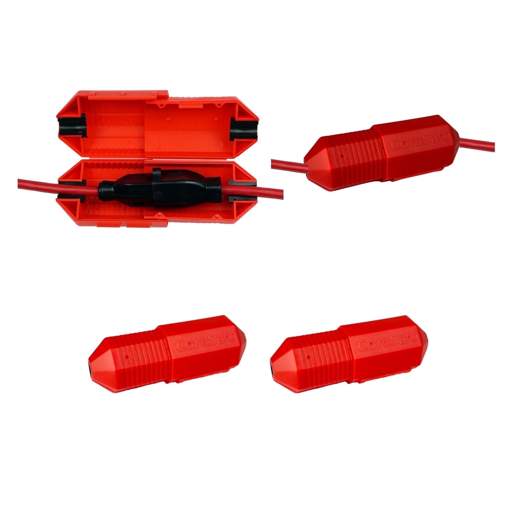 CordSafe Outdoor Extension Cord Protector – Weather-Resistant Snap-Lock ...