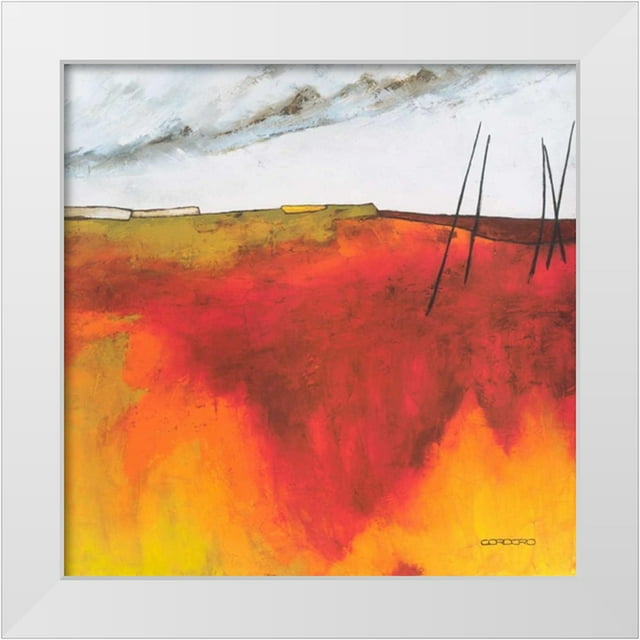 Cordaro, Emiliano 12x12 White Modern Wood Framed Museum Art Print ...