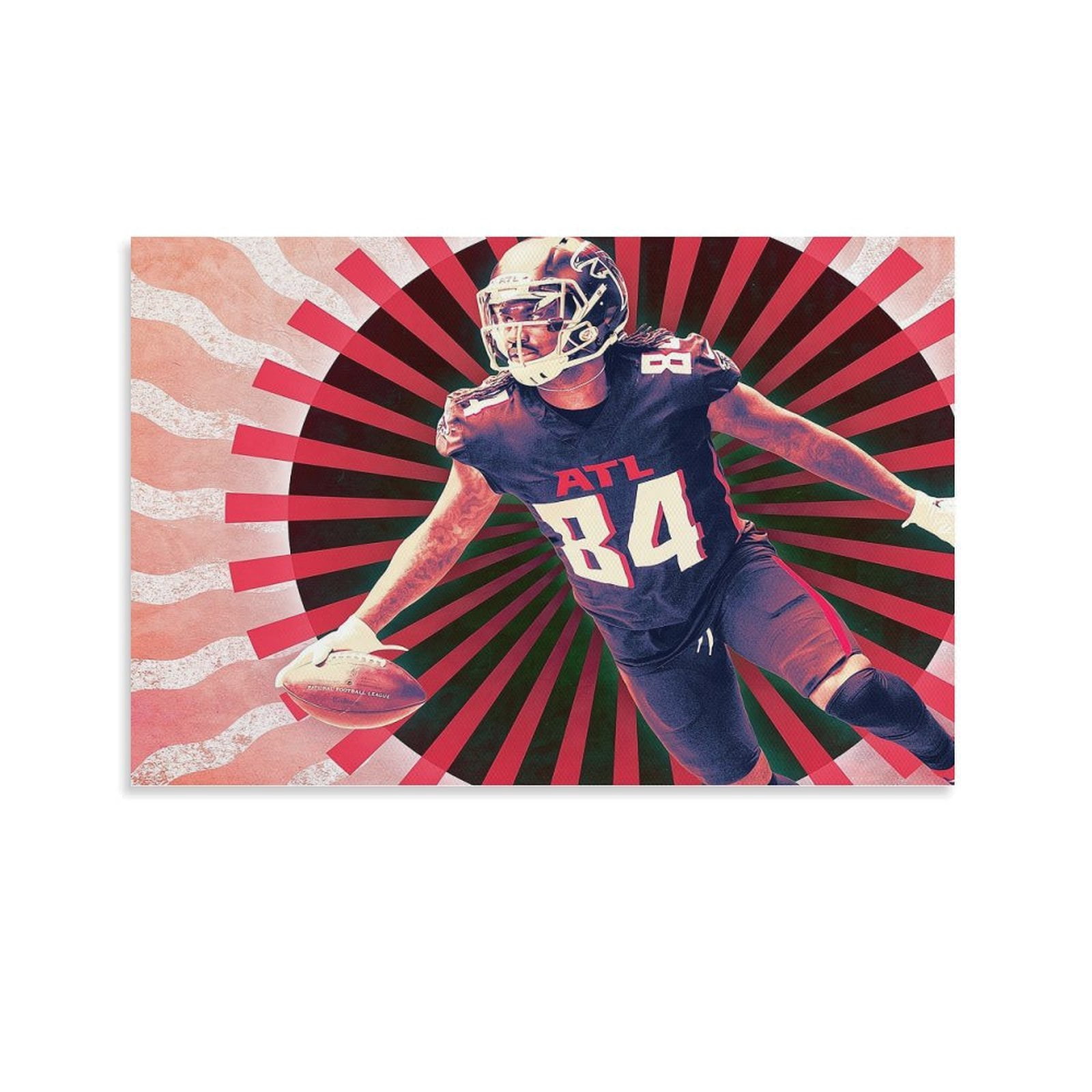 Cordarrelle Patterson Art American Football Poster Poster Cool Artworks ...