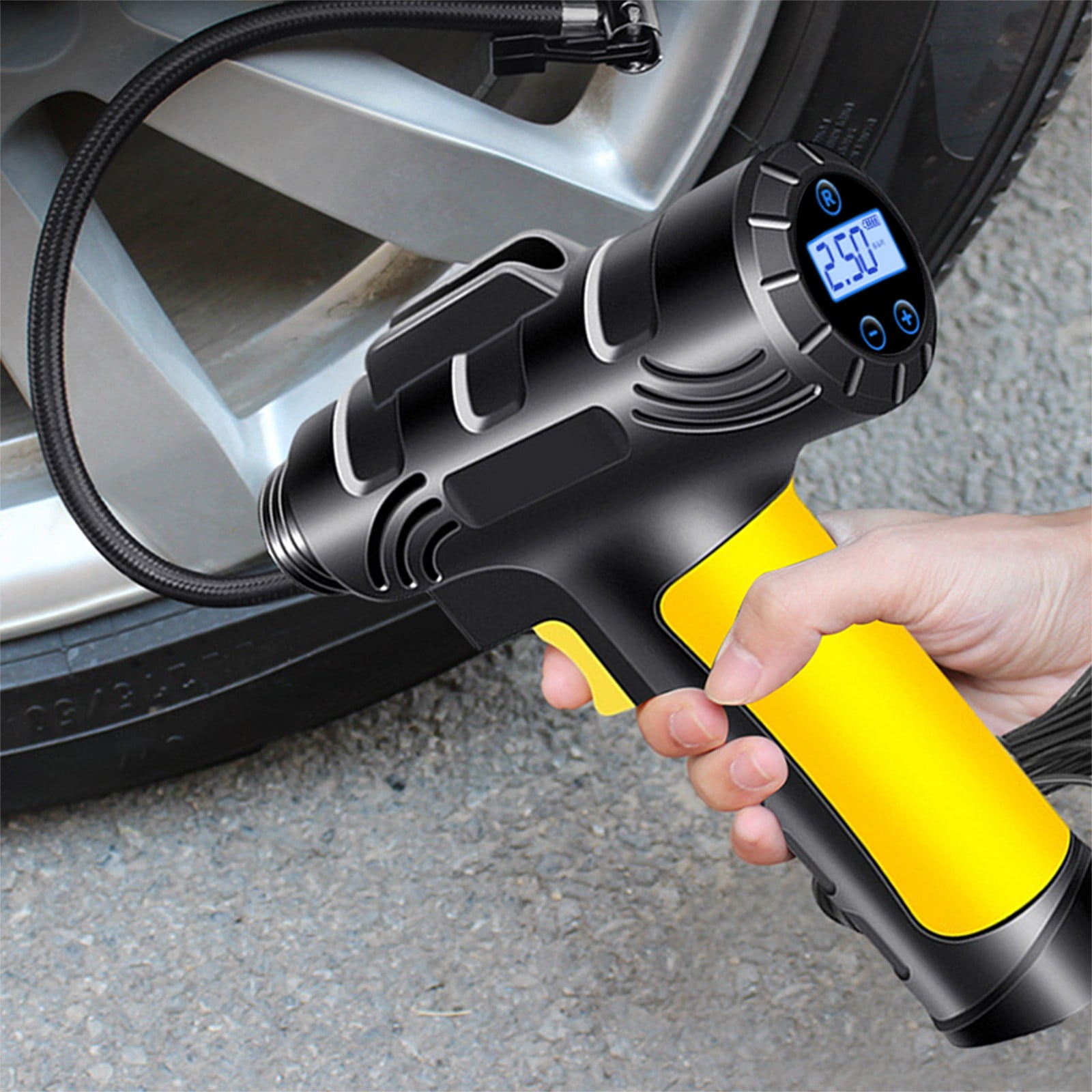 Corded Digital DisplayCar Inflatable Pump Intelligent Digital Display ...
