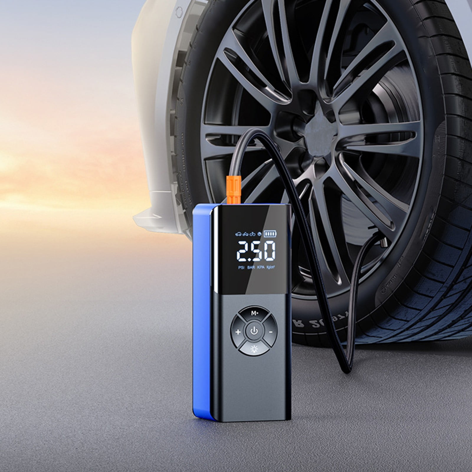 Corded Digital Models Of Car Inflatable Pump Wireless Portable Car ...