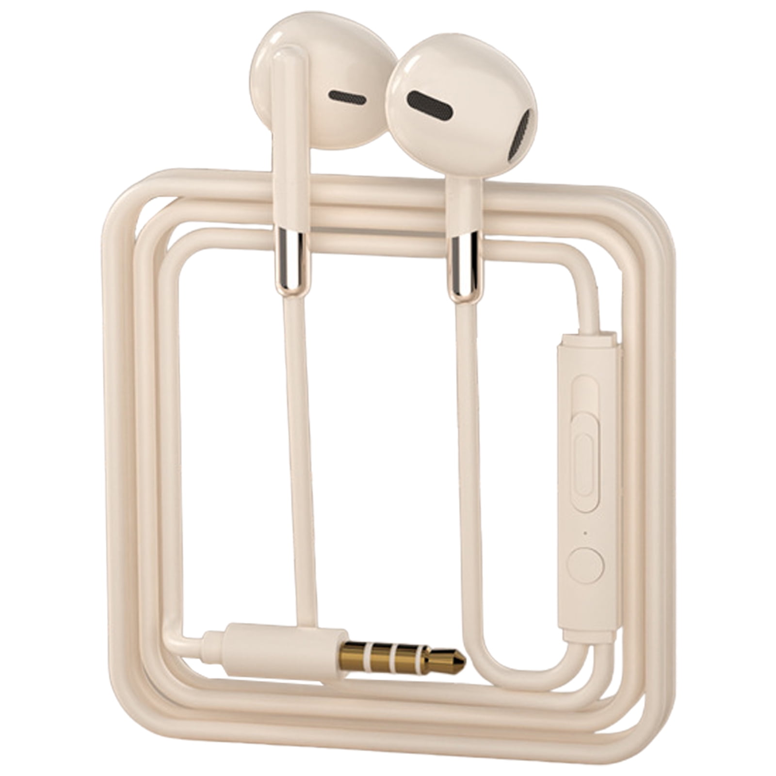 Corded Earbud HiFi Sound with Build in Mic Cord Control Noise ...