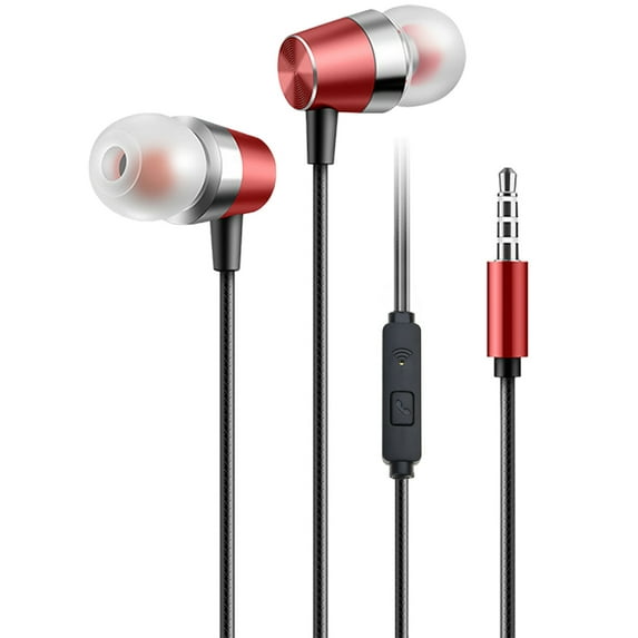 Corded Earbuds In-Ear Earphones with Microphone Noise Isolating ...