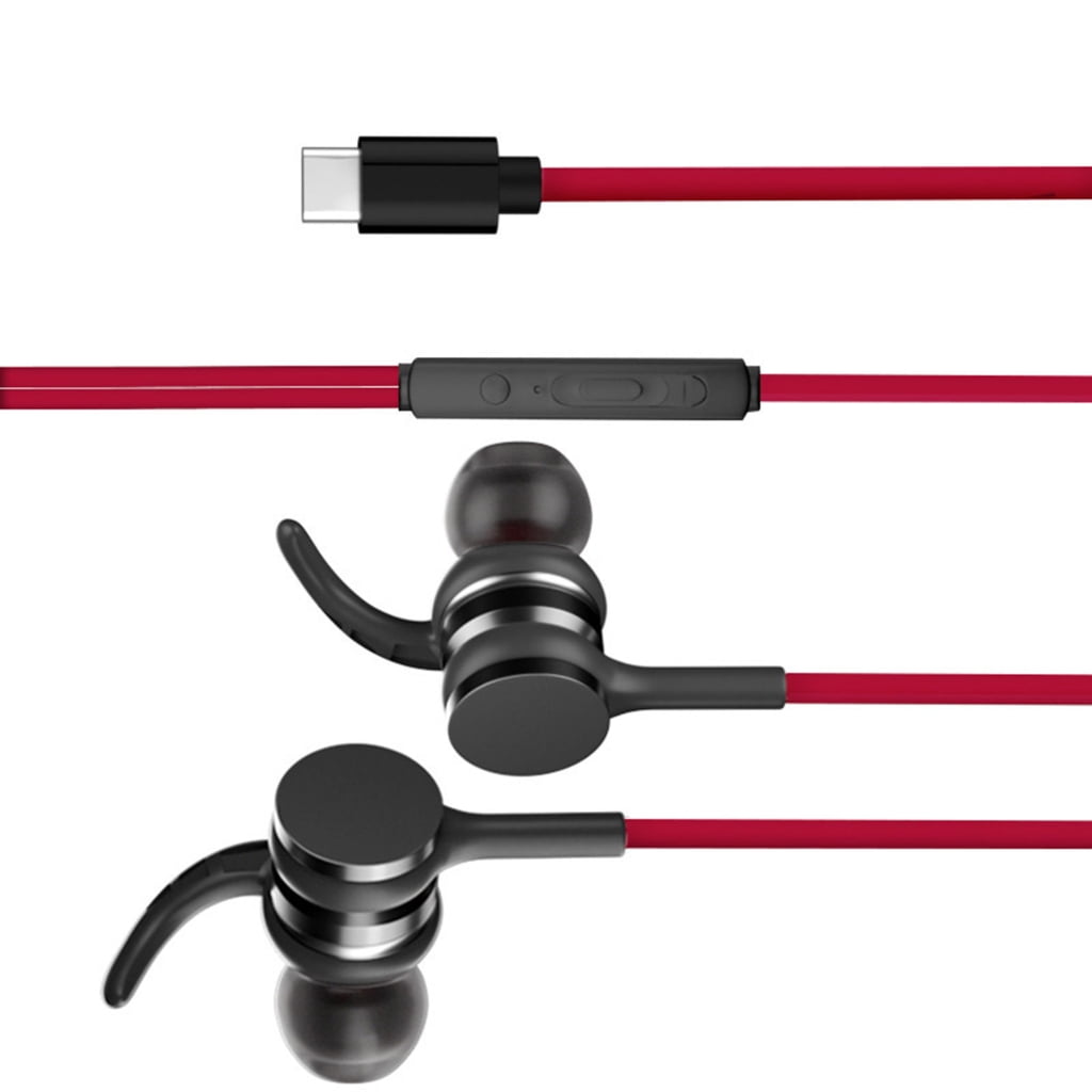Corded Earbuds In Ear Headphones With Microphone with Surround Sound ...