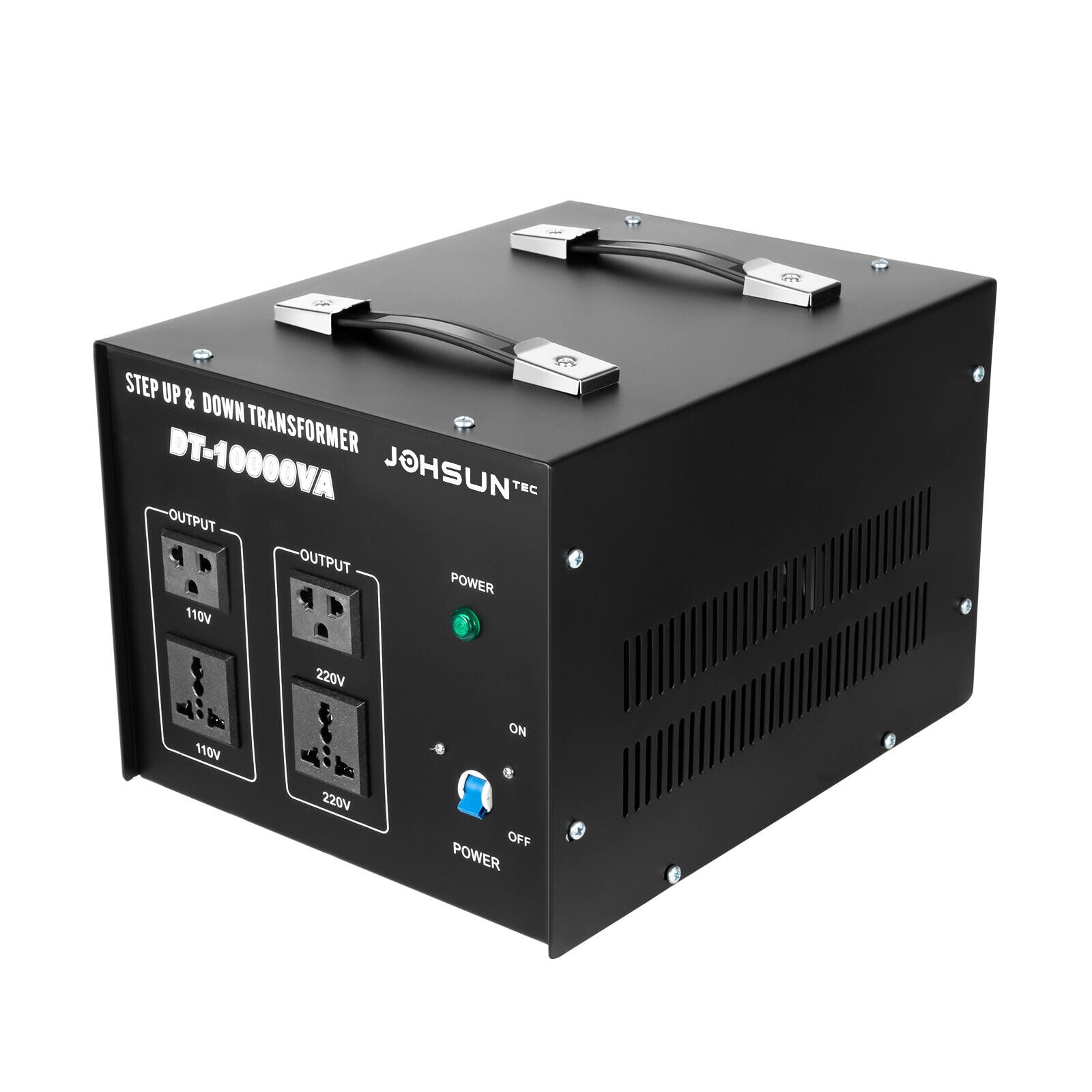 Corded Electric Voltage Converter Transformer Step Up Down 110V to 220V ...