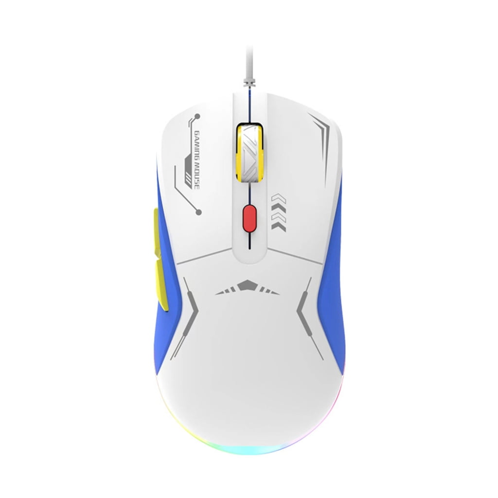 Corded Gaming Mouse LED Backlit Ergonomic Gamer Mouse 3200DPI ...