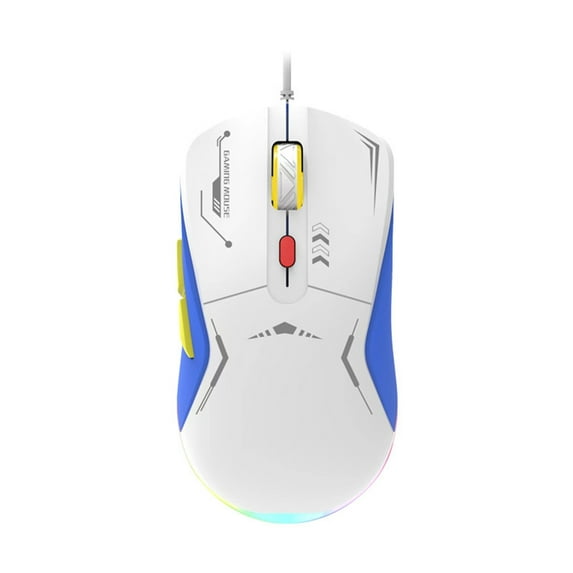 Corded Gaming Mouse LED Backlit Ergonomic Gamer Mouse 3200DPI ...