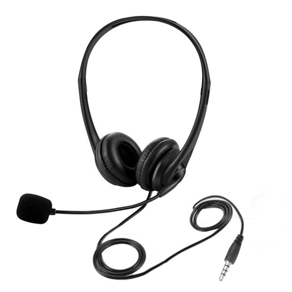 Corded Headphones Computer Laptop Earphones with 3.5mm Auditory Plug ...