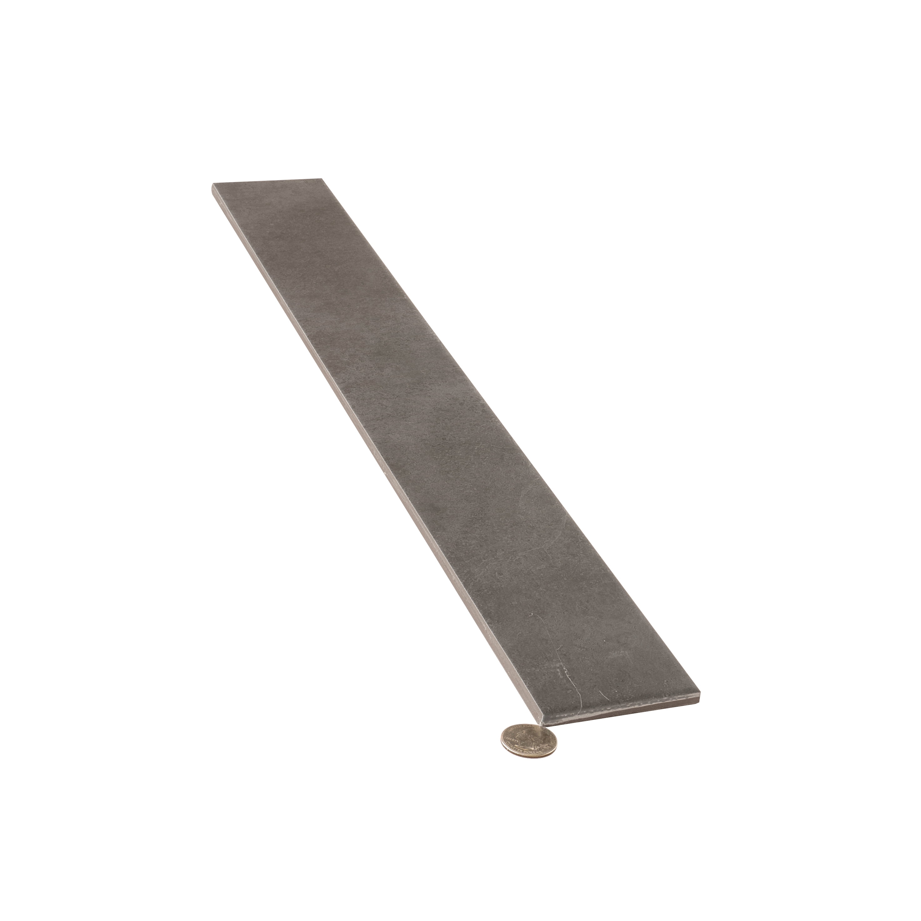Cordera 3x24 in. Charcoal Gray Matte Porcelain Plank Wall and Floor ...