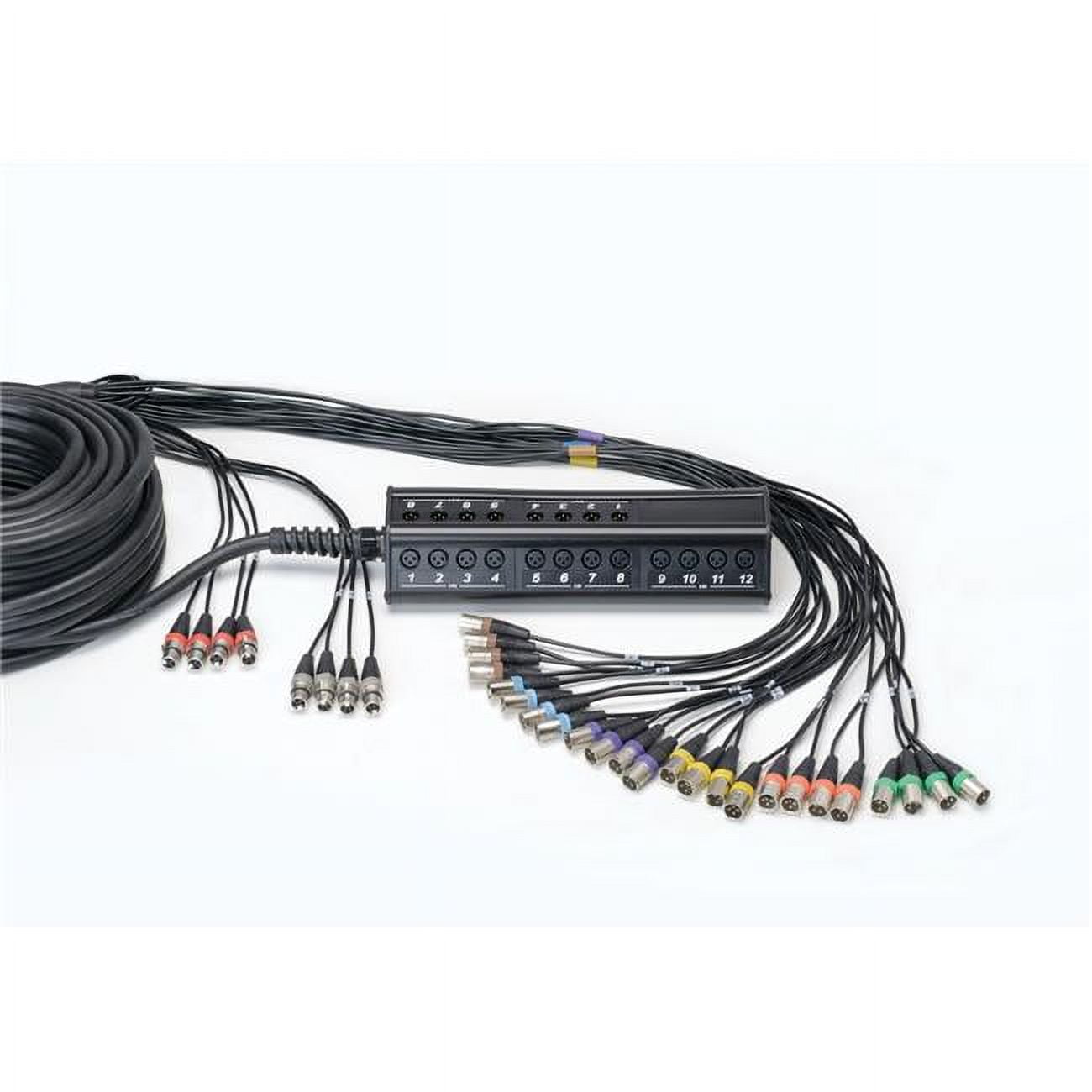 Cordial Cables 24-In/8-Out XLR Multi-Pair Snake with Stage Box - 100 ...