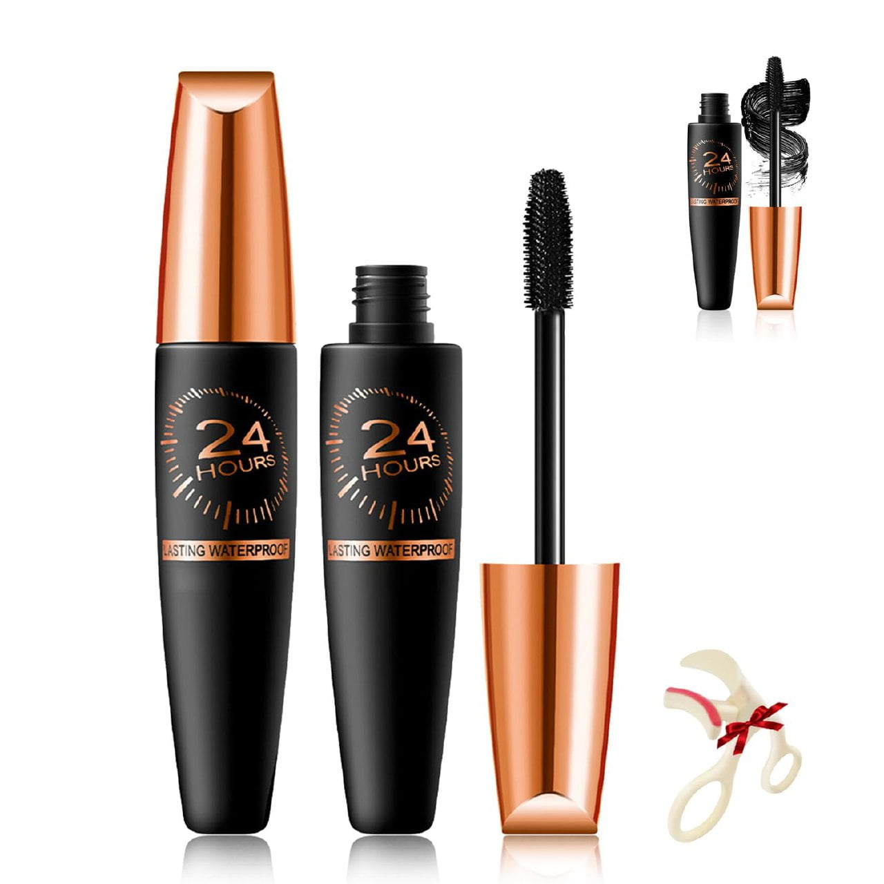 Cordialk Waterproof Silk Fibre Thick Lengthening Mascara, 2025 New 4D ...
