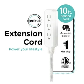 3 Outlet Extension Cords in Extension Cords by Outlets - Walmart.com