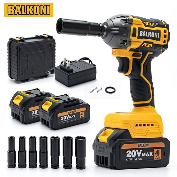 Cordless 1/2 Inch Impact Wrench, 1000 N.m(740 Ft-lbs) Brushless High ...