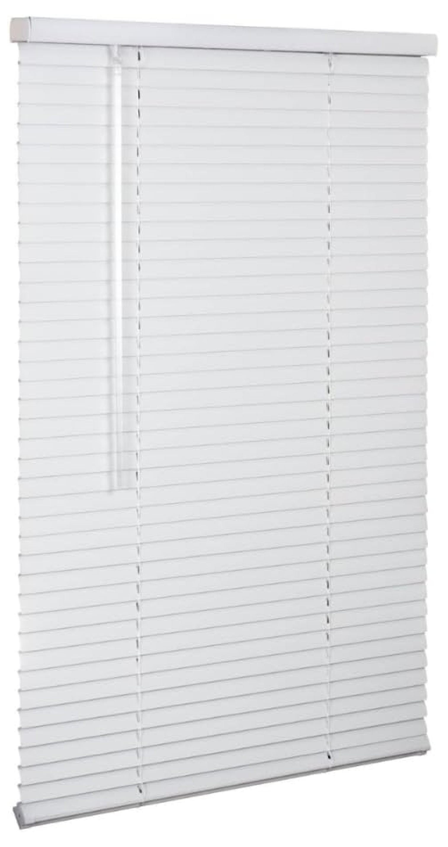 Cordless 1" Aluminum Mini Blind 29" Wide x 64" Long, White, Room ...