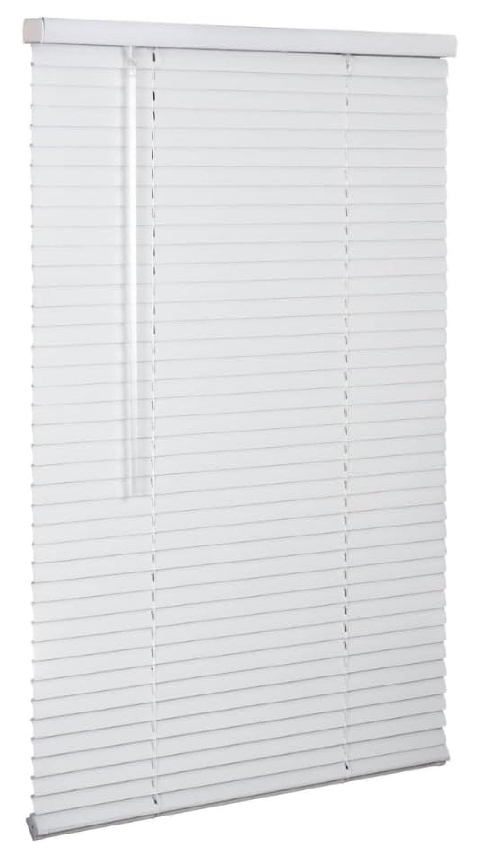 Cordless 1" Aluminum Mini Blind 43" Wide x 60" Long, White, Room ...