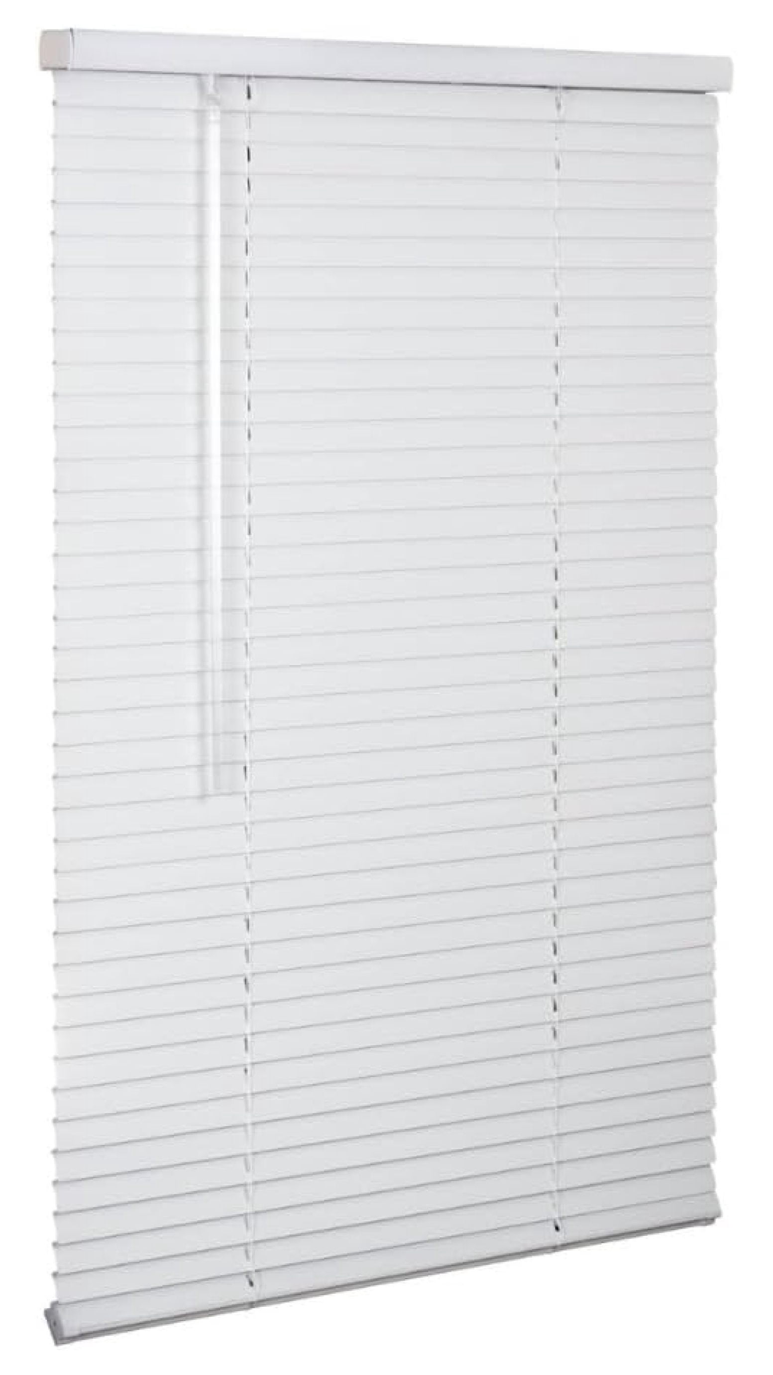 Cordless 1" Aluminum Mini Blind 70" Wide x " Long, White, Room ...