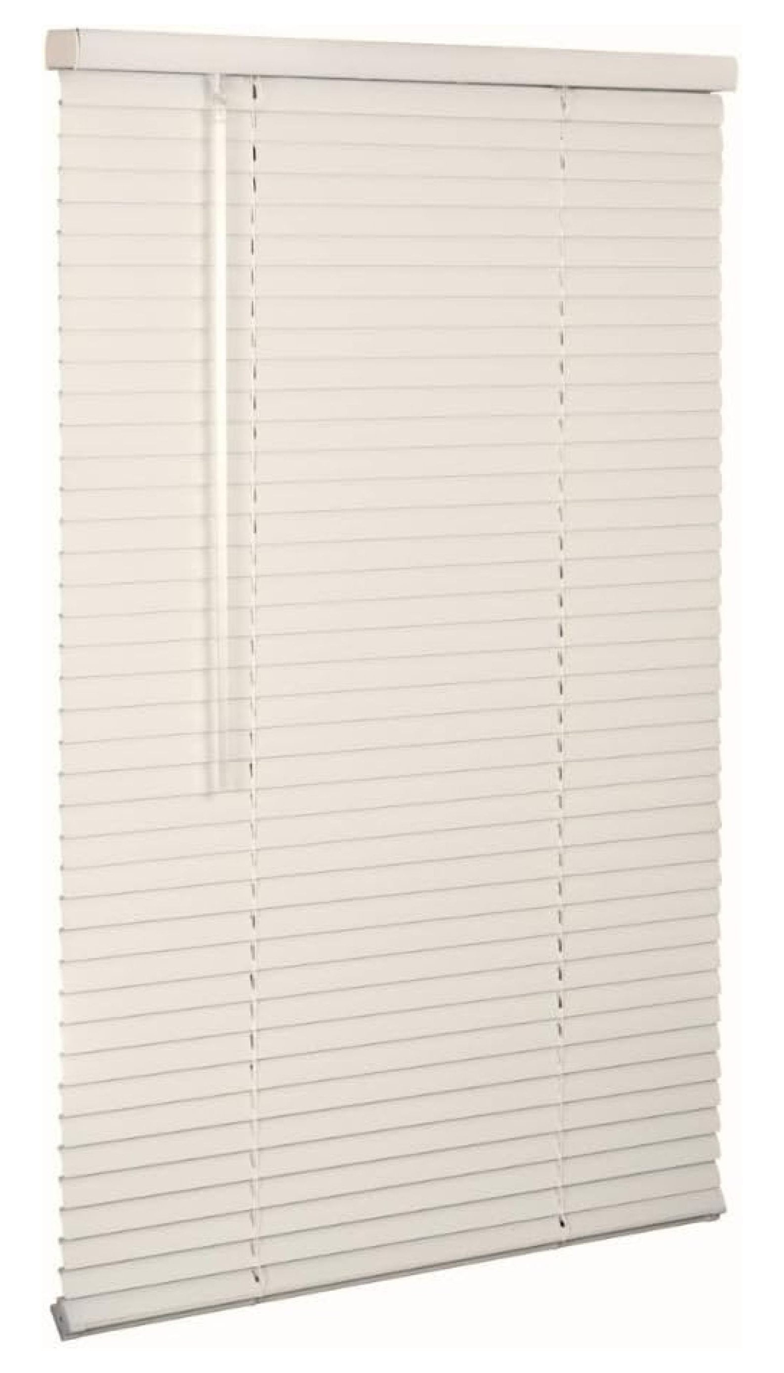 Cordless 1" Aluminum Mini Blind " Wide x 96" Long, Alabaster, Room ...