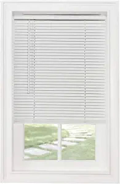Cordless 1" Light Filtering Mini Blind, 52" Wide x 64" Long, White ...