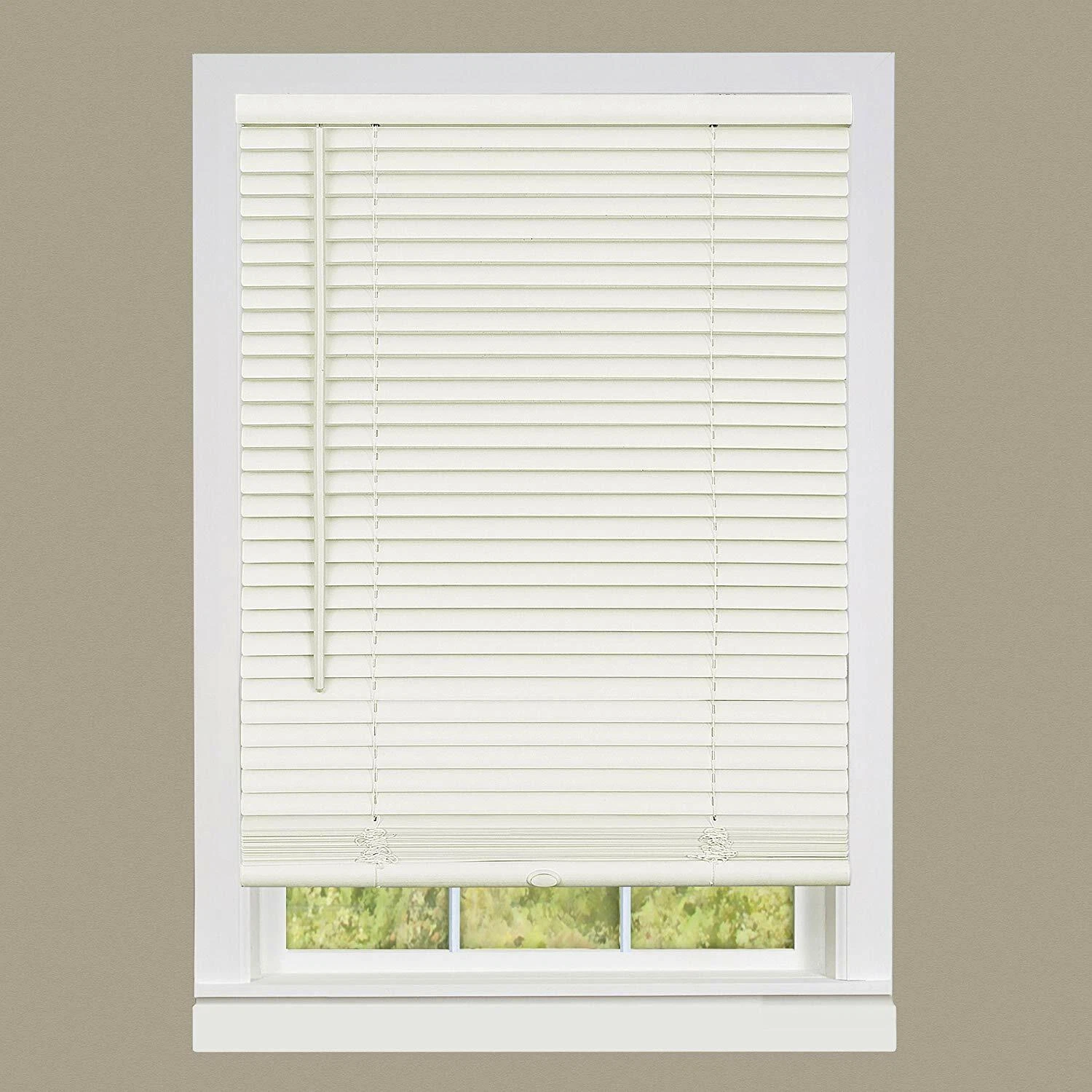 Cordless 1" Mini Blind, Alabaster - Walmart.com