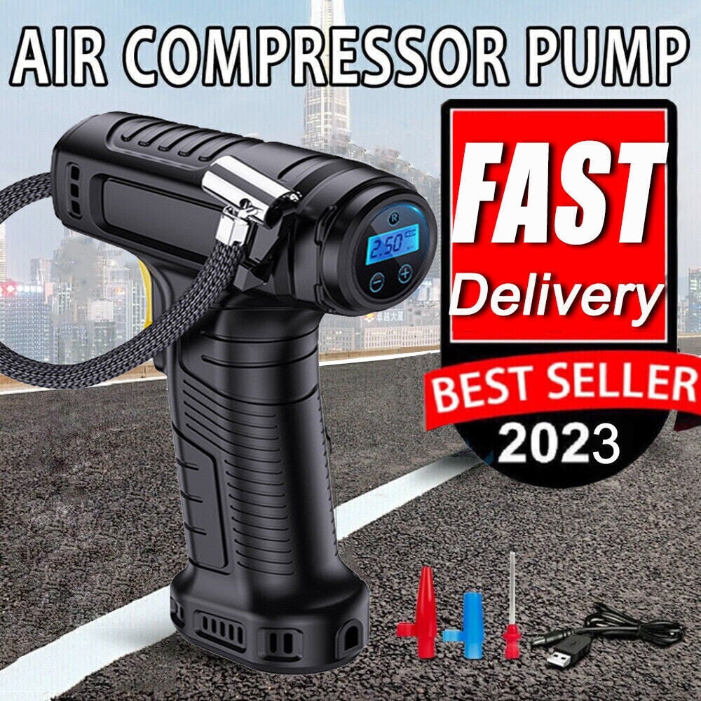 Cordless 12V Electric Car Tyre Inflator Pump Portable Tire Air Compressor Pump - Walmart.com