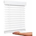 Cordless, 2 Inch Faux Wood Blind, 39" Wide x 84" Long, Window Blinds ...