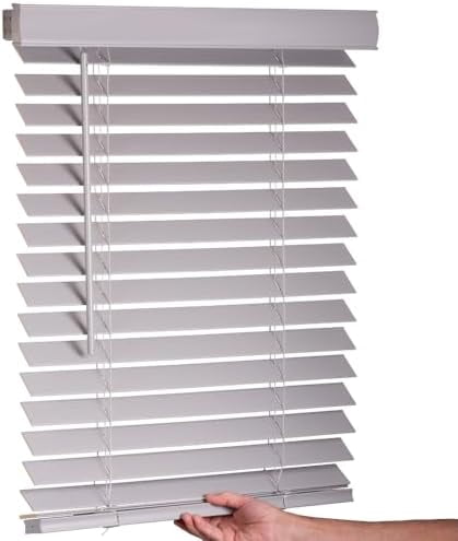 Cordless, 2 Inch Faux Wood Blind, Window Blinds, Blinds & Shades ...