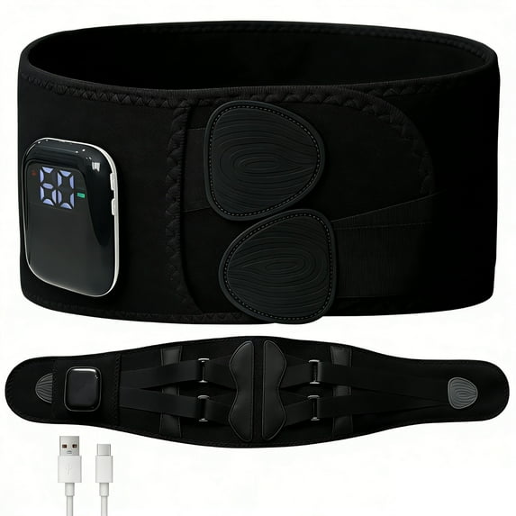 Cordless 5-In-1 Lower Back Massager with Heat, Back Massager for Pain ...