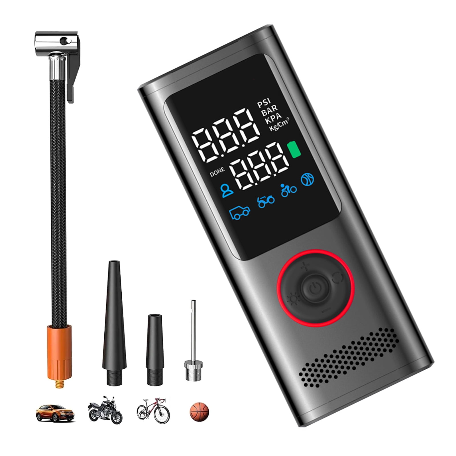 Cordless Air Compressor Tire Inflator Air Pumps for Car Motorcycle ...