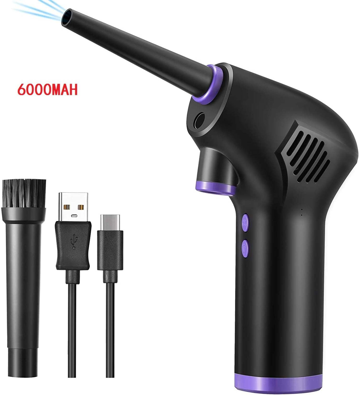 Cordless Air Duster Compressed Air Blower Electric Air Duster for ...