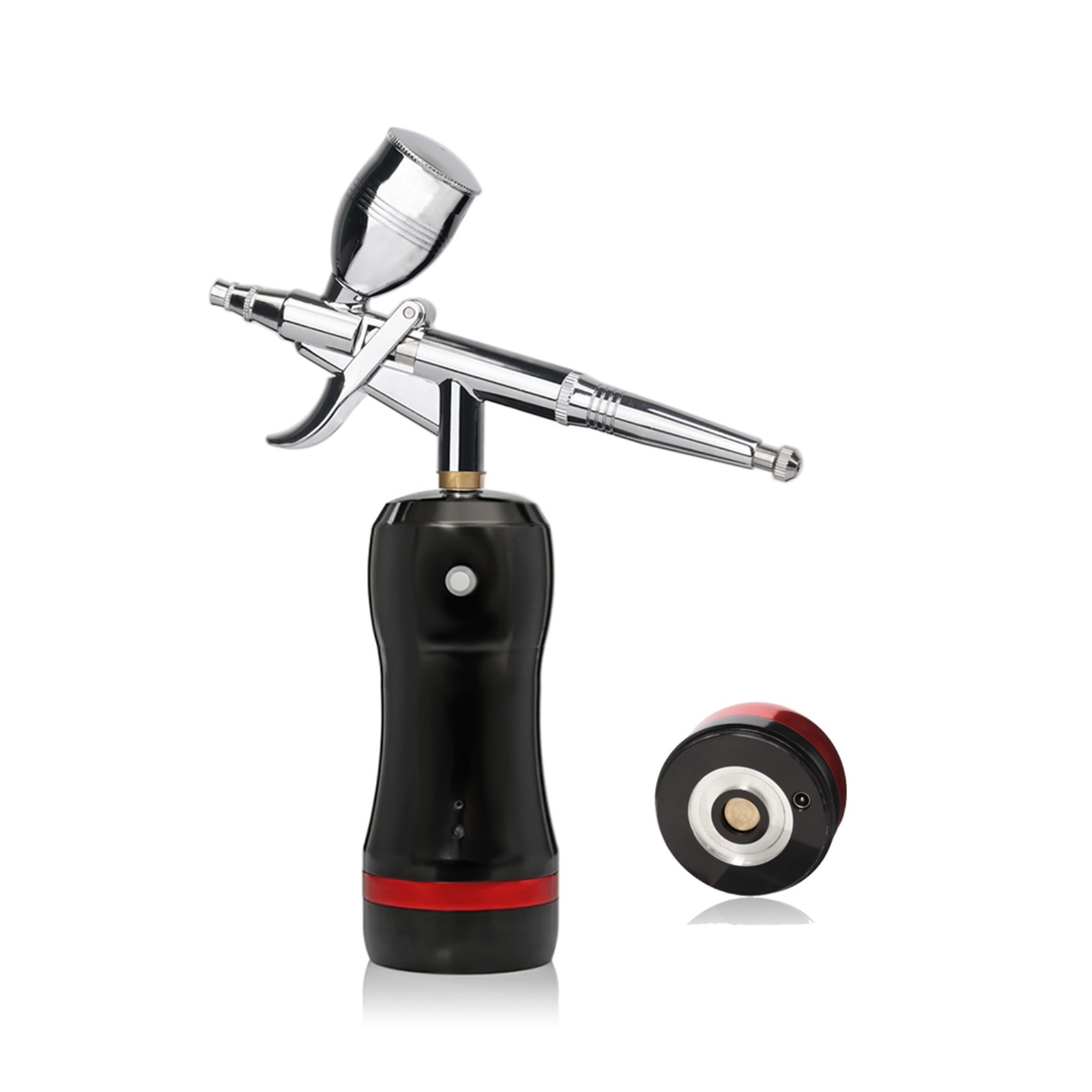 Mini Airbrush With Compressor Gun Cleaning Kit Replace Battery Spray ...