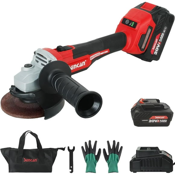 Cordless Grinder With Battery And Charger
