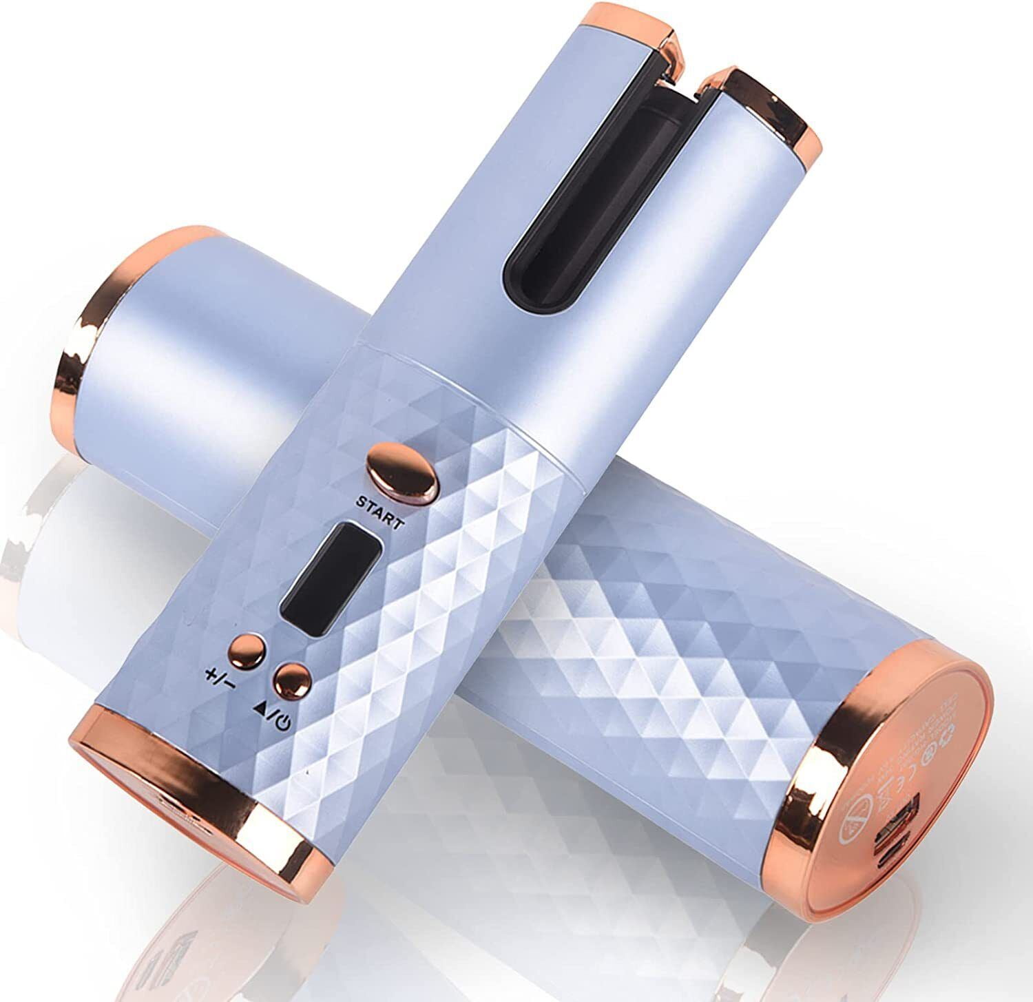 Cordless Auto Rotating Hair Curler Hair Waver Curling Iron Styling Tool ...