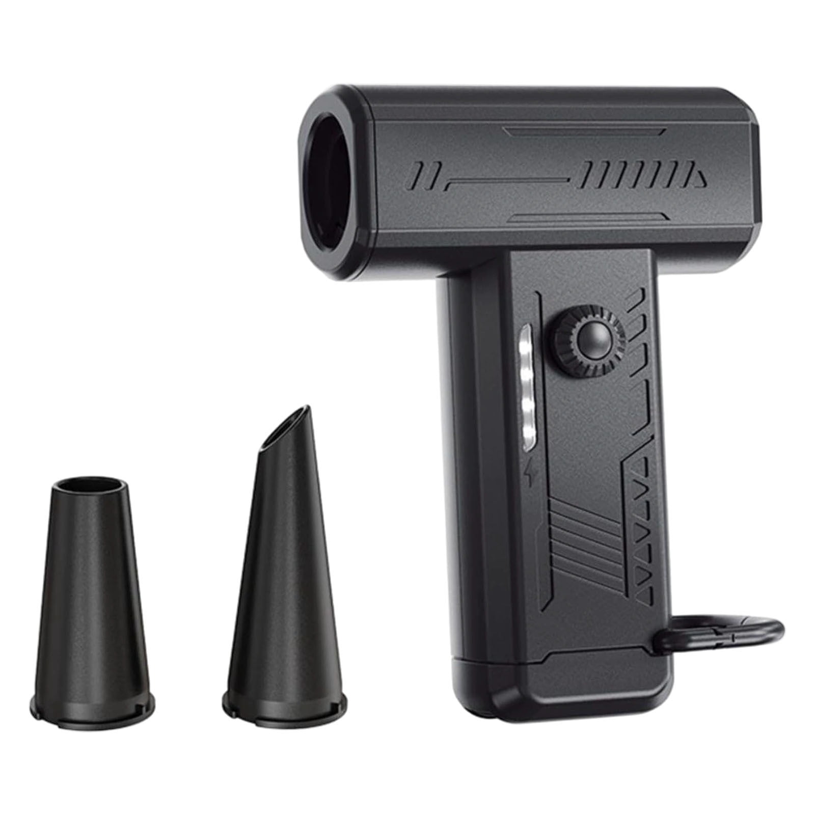 Cordless Blower, High-Speed Mini Turbocharger with 130,000 RPM, LED ...