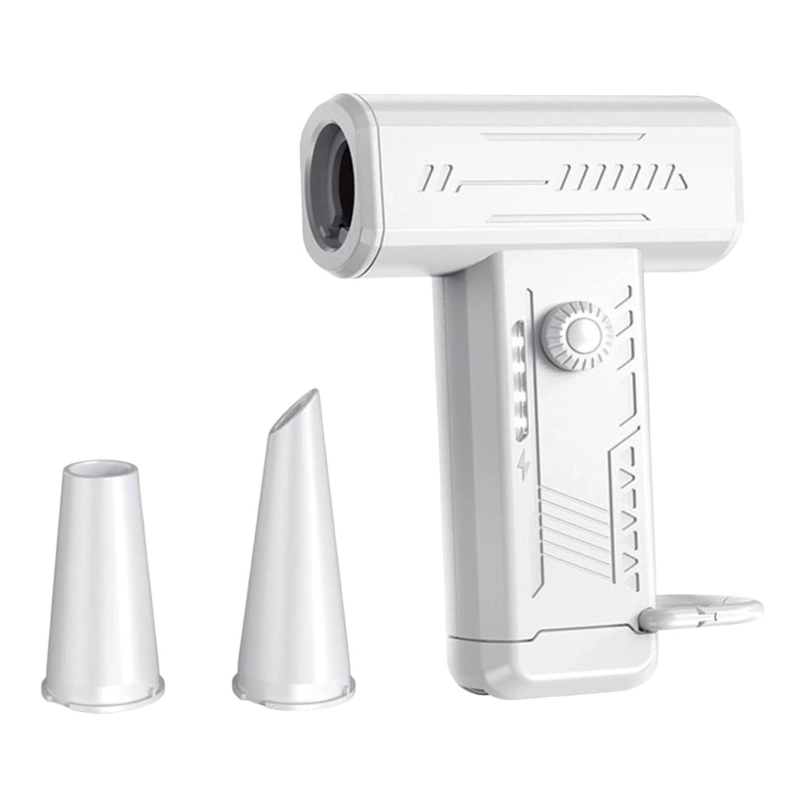 Cordless Blower, High-Speed Mini Turbocharger with 130,000 RPM, LED ...