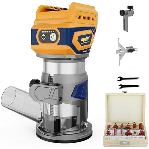 Cordless Brushless Compact Router,Compatible with Dewalt 20V Battery ...