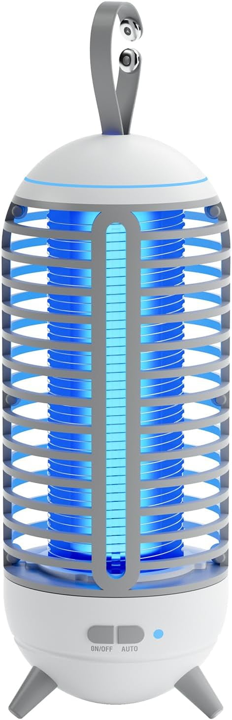 Cordless Bug Zapper Outdoor & Fly Zapper Indoor & Wireless Mosquito ...