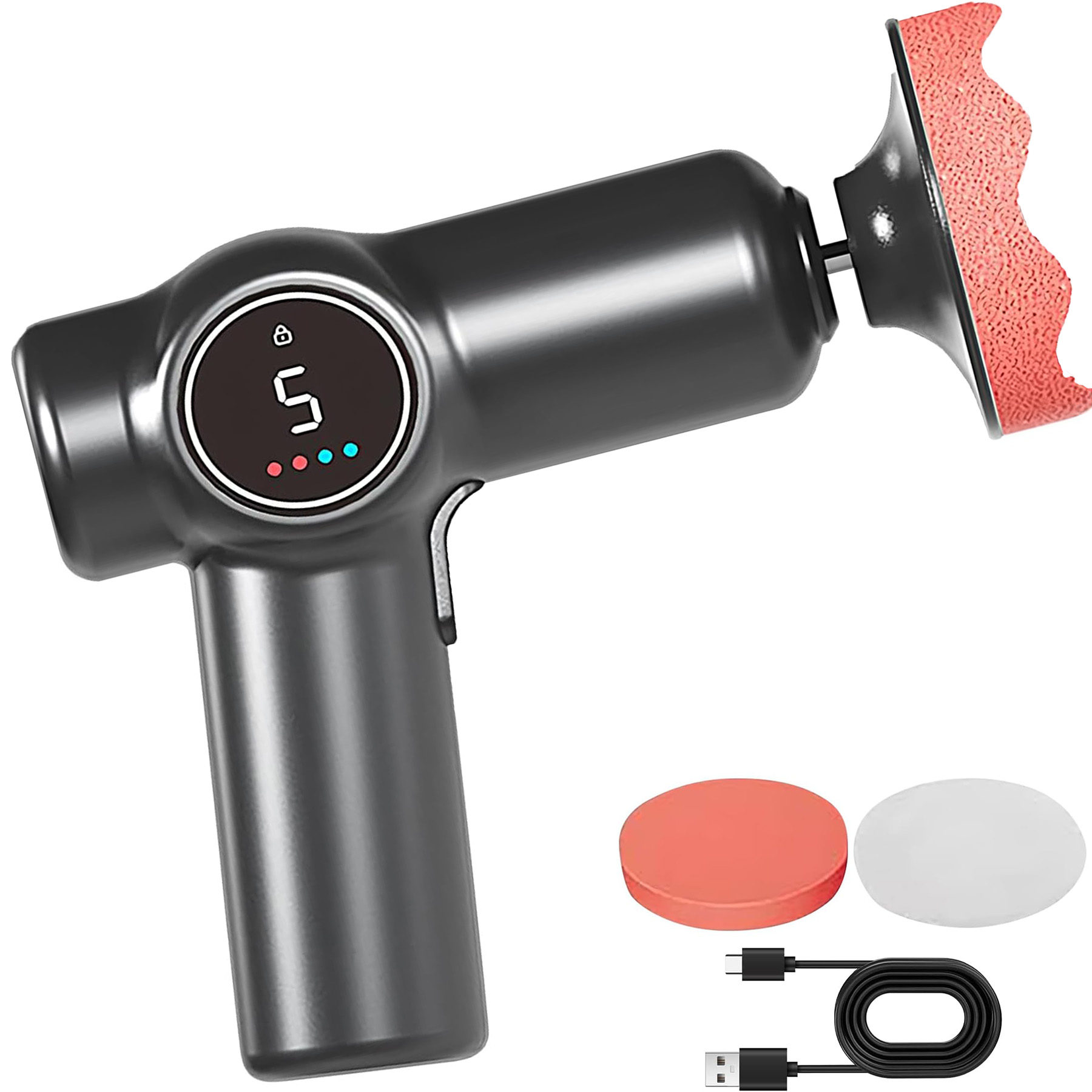 Cordless Car Buffer Polisher Kit - 2-Speed Portable Polishing Machine ...