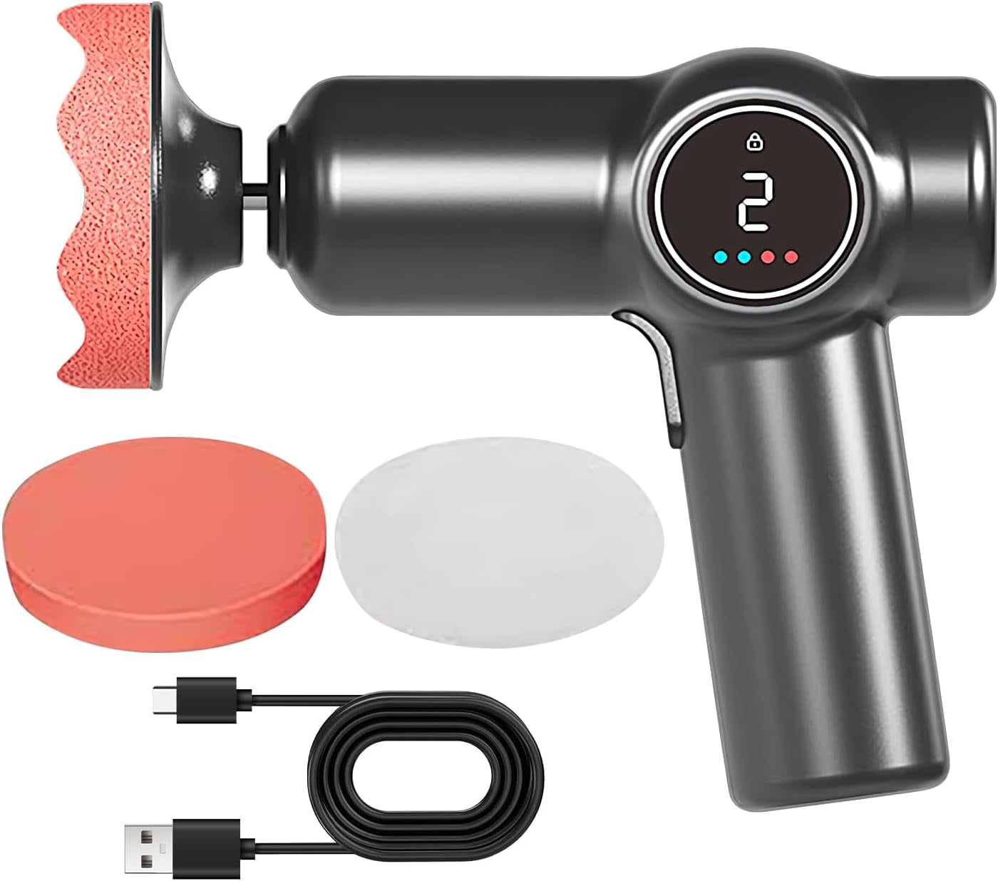 Cordless Car Polisher Kit, Cordless Car Buffer Polisher, 2-Speed ...