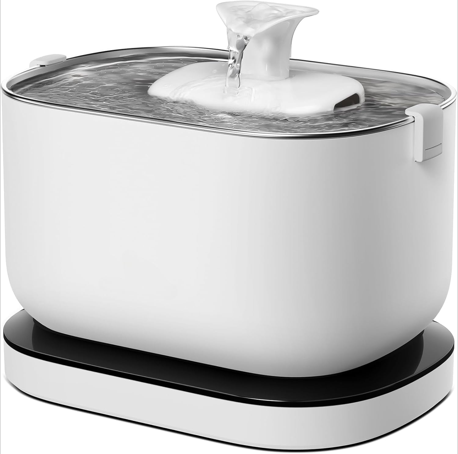 Cordless Cat Water Fountain, Rechargeable Battery Operated Wireless Pet ...