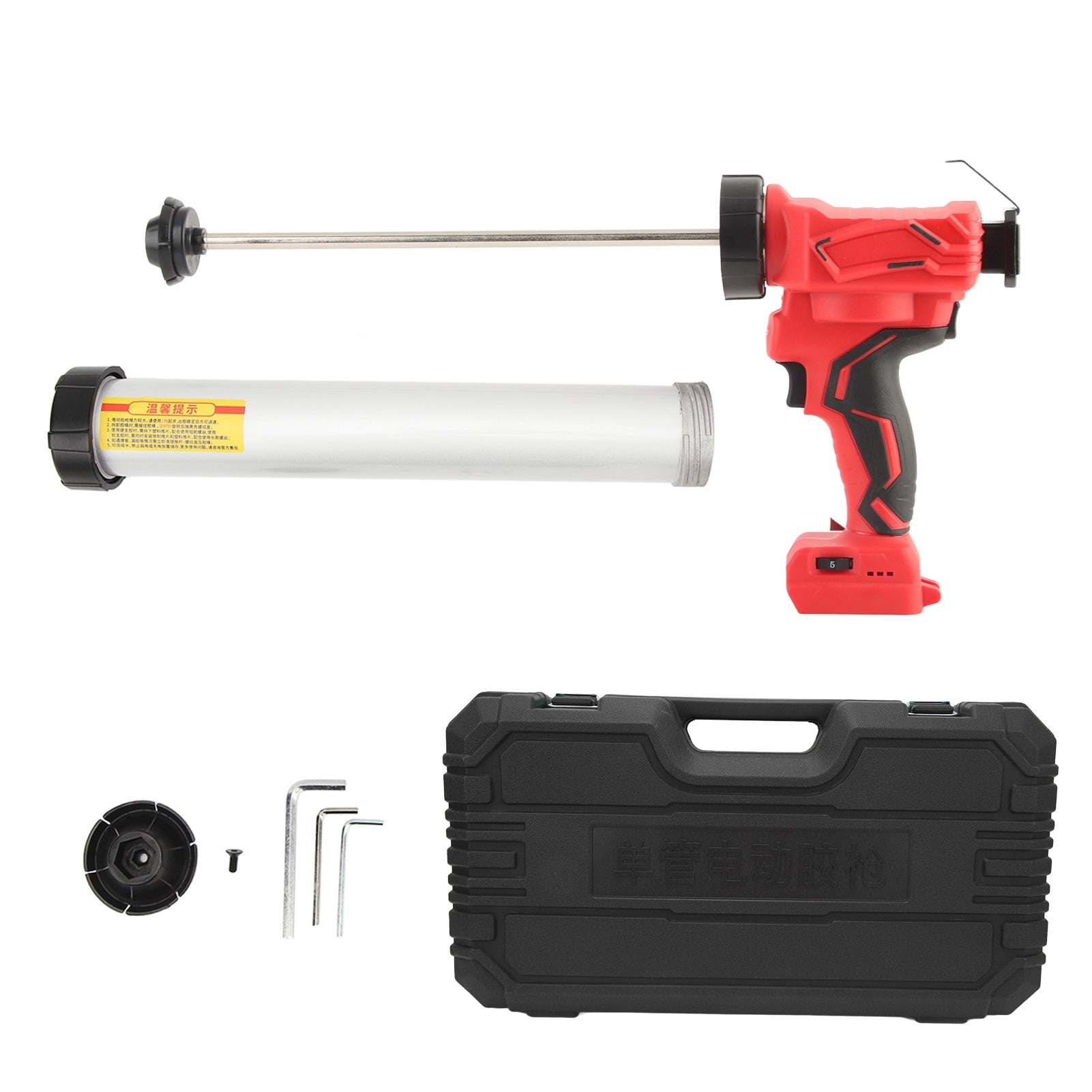 Cordless Caulking Gun 6 Speed 800N 18V Battery Powered Electric Caulk ...