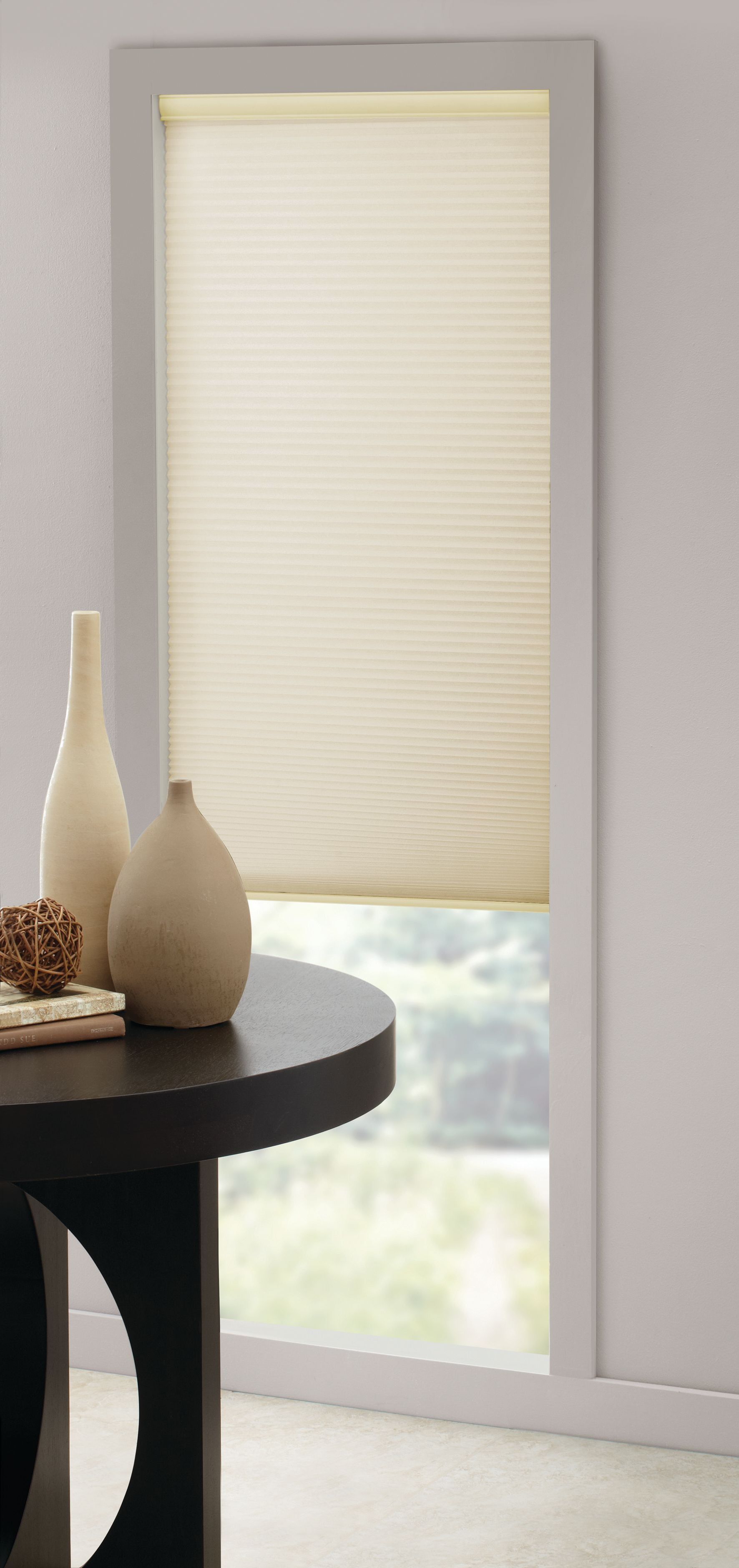 Harper Lane Cordless Cellular Light Filtering Window Shade 24x64 Ivory ...