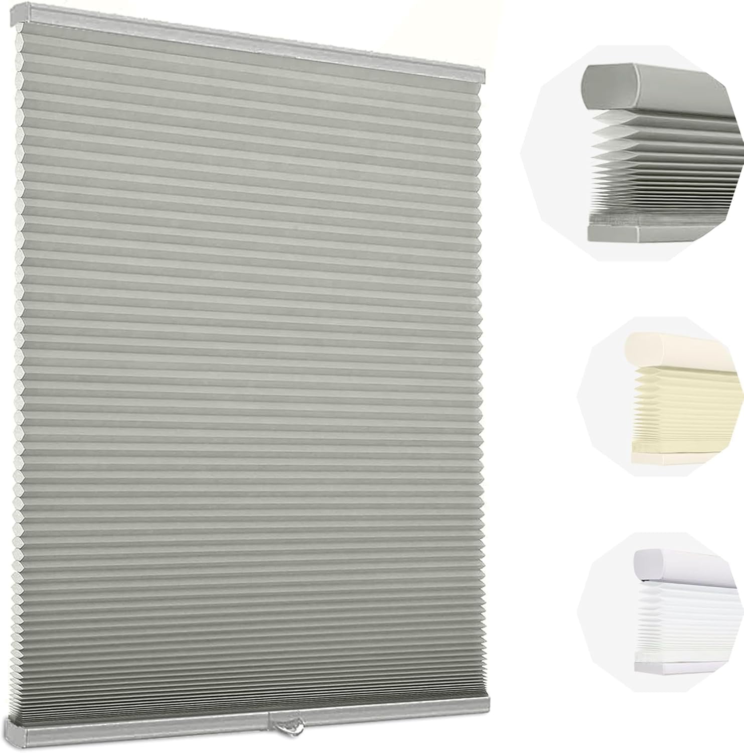 Cordless Cellular Shades with Light Filtering, Honeycomb Blinds for ...
