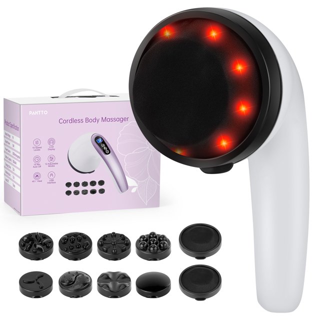 Cordless Cellulite Remover Massager, Professional Handheld Rechargeable ...