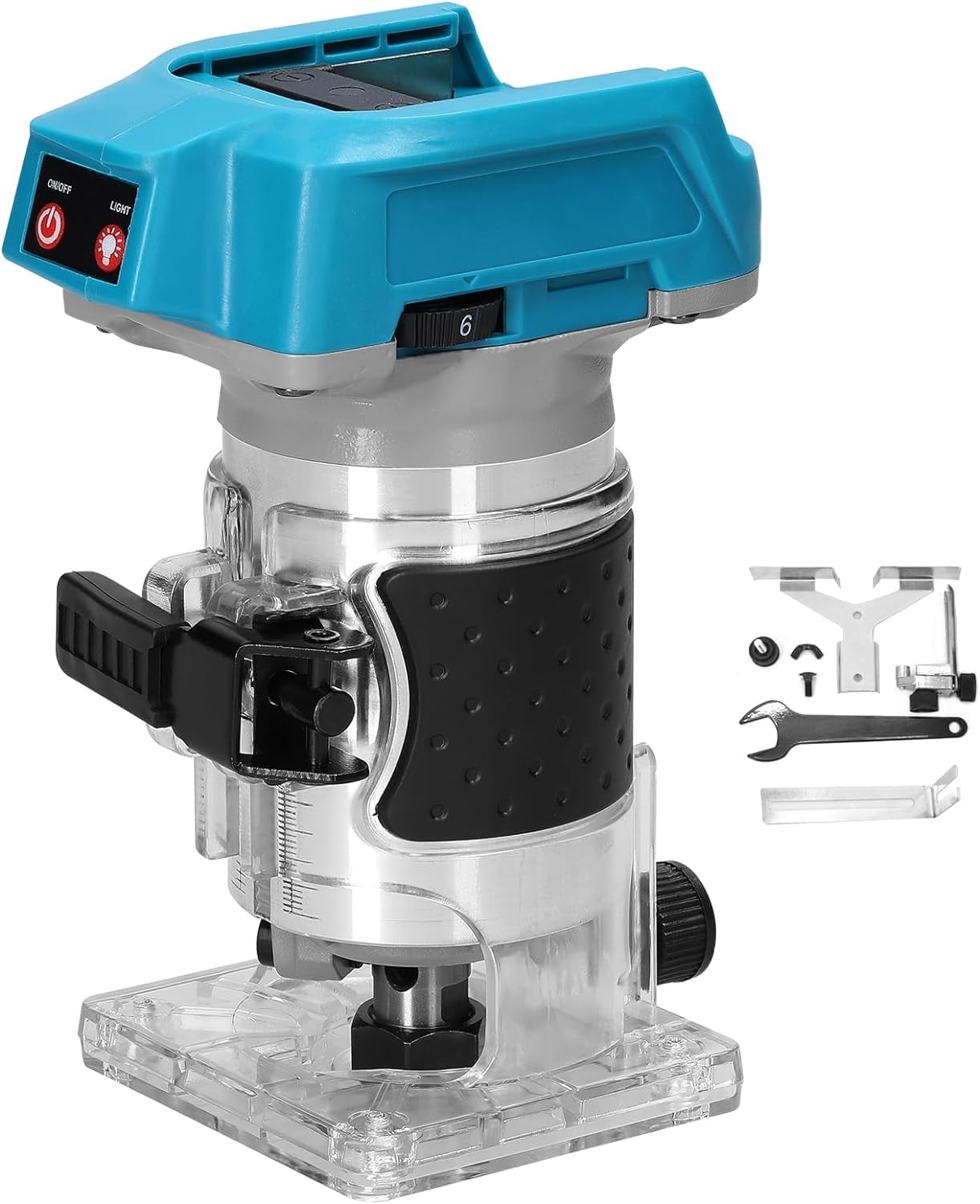 Cordless Compact Router,18V 18000RPM Brushless Trim Router, Wood ...