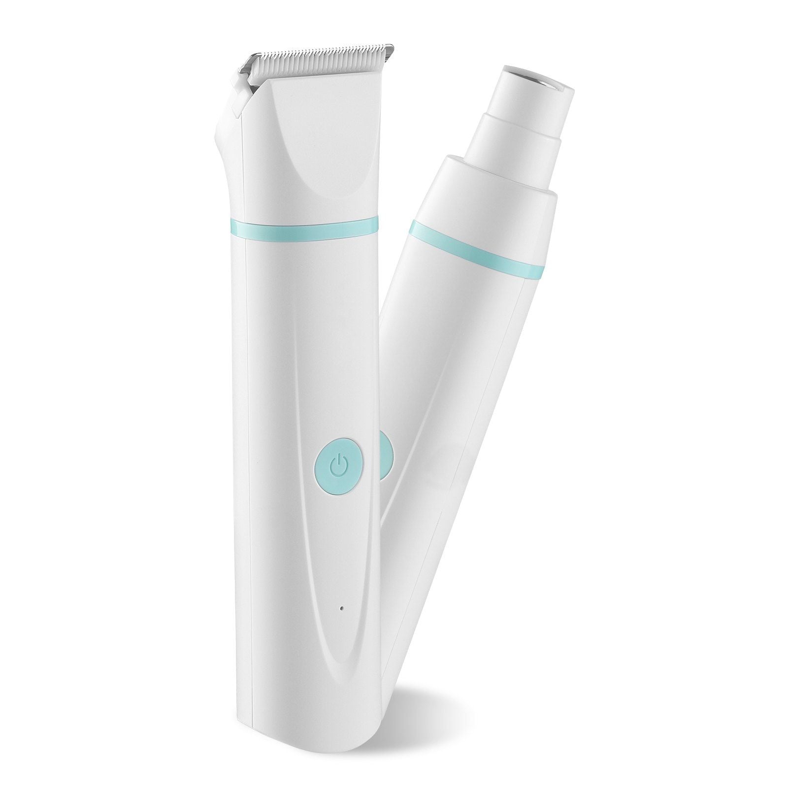 Cordless Dog Grooming Kit, 4 Blades 6 Combs, Low Noise Rechargeable ...